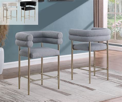 CH04 CH05 CH06 Teddy Fur Counter Chairs 26 Best Quality Furniture