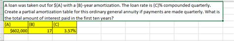 Solved Show A Proper Amortization Table Or Timeline For The Chegg Com
