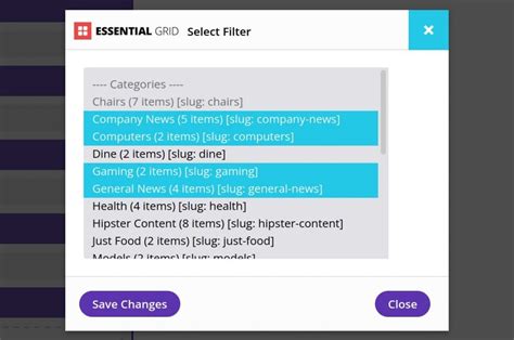 Give Visitors The Ability To Filter And Sort Grids Essential Grid WordPress Gallery Plugin
