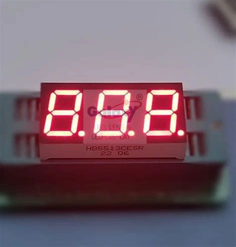 0 56 Inch 3 Digit 7 Segment Display Galaxy Brand At Rs 14 Piece 7