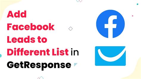 Categorise Facebook Leads To Different Tags In Getresponse Using Pabbly Connect Pabbly