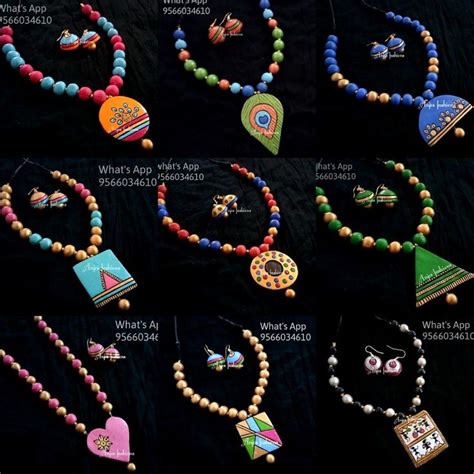 Funky Jewelry Fabric Jewelry Jewelry Art Jewelry Crafts Polymer Clay Beads Polymer Clay