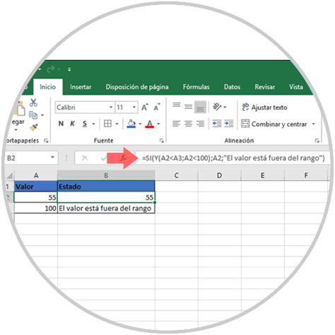 Función SI Y con rango de valores y crear rangos dinámicos Excel 2019 Solvetic