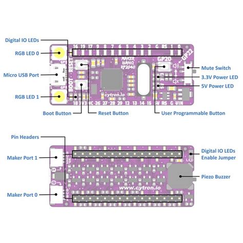 Jual Maker Nano Rp2040 Simplifying Projects With Raspberry Pi Rp2040