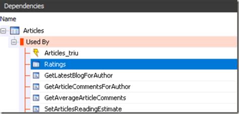 Using Sql Dependency Tracker As A Picklist Sqlservercentral
