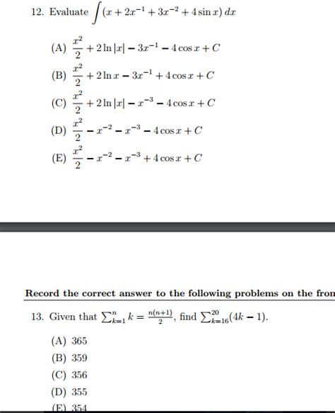 Solved 10 Let N Be The Left Endpoint Approximation For The