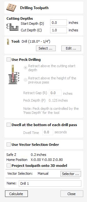 Drilling Toolpaths