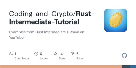 Github Coding And Cryptorust Intermediate Tutorial Examples From