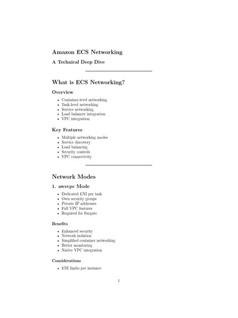 ecs networking presentation pdf computer network load balancing
