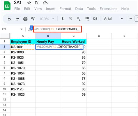 How To VLOOKUP In Google Sheets From Another Tab Sheet