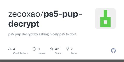 Github Zecoxaops5 Pup Decrypt Ps5 Pup Decrypt By Asking Nicely Ps5