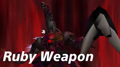Final Fantasy Vii A Queda Da Ruby Weapon Youtube