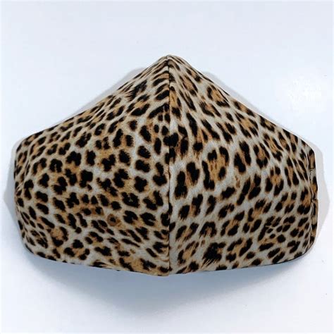 Cheetah Face Mask Etsy