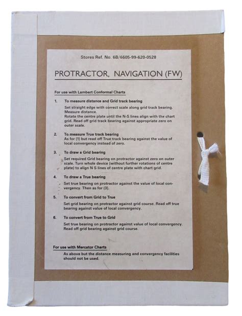 Navigational Protractor Tales From The Supply Depot