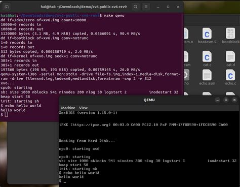操作系统原型 xv 分析与实验第一章qemu启动xv 问题记录 Season hai 博客园