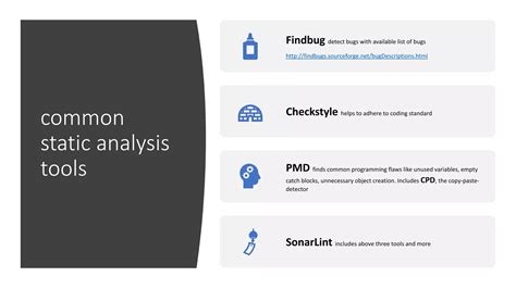 Static Analysis With Sonarlint Pptx