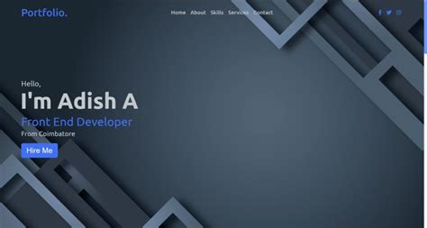 Adish A On Linkedin Portfolio Webdevelopment Design Career