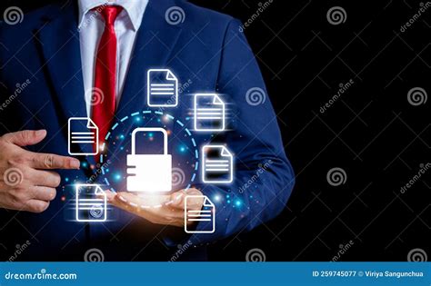 Cybersecurity And Data Protection Key Lock Concepts Internet Technology Data Privacy Businessman