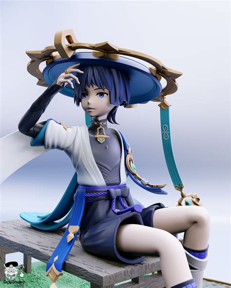 ♂️ Wanderer Genshin Impact・ 3d File For 3d Printing・cults