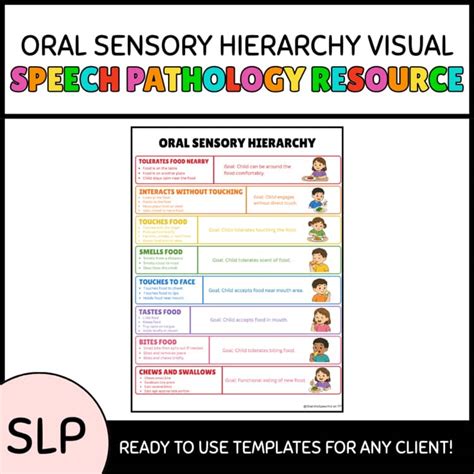 Oral Sensory Hierarchy For Slps And Ots Feeding Therapy Visual Reference