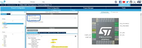 Stm32 Comparator Tutorial Example Internal Analog Comparator