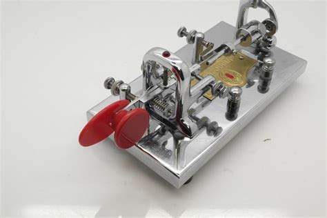 Second Hand Vibroplex Original Deluxe Bug Key Chrome Base
