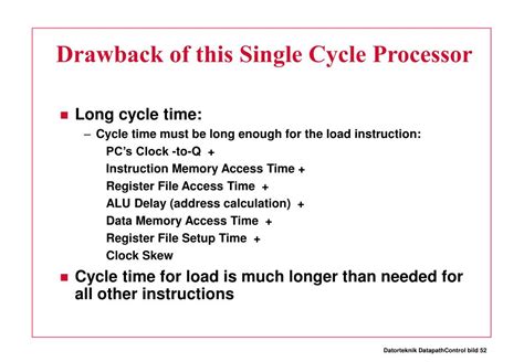 PPT Designing A Single Cycle Datapath Datapath Control PowerPoint Presentation ID