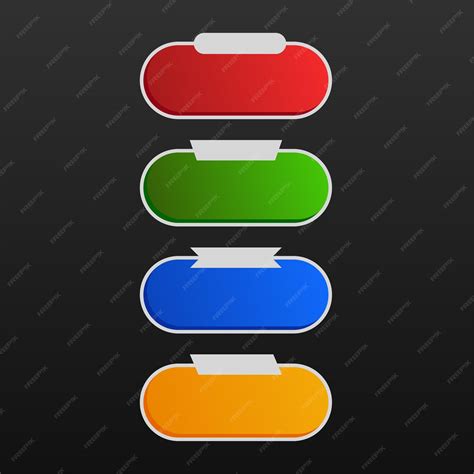 premium vector flat design call to action button ui ux