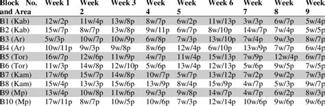 Experiment Blocks For The Towns Considered For The Wrong W To Proper