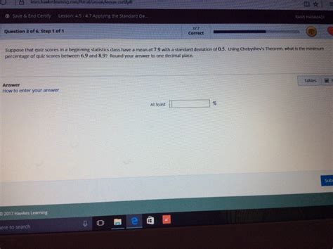 Solved Suppose That Quiz Scores In A Beginning Statistics