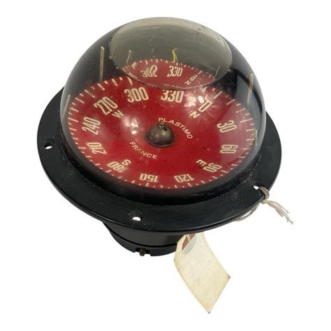 Plastimo Bulkhead Mount Compass Red Compasses