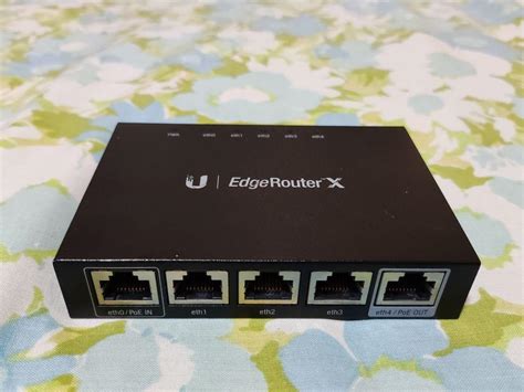 Ubiquiti EdgeRouter X ER X Computers Tech Parts Accessories Networking On Carousell