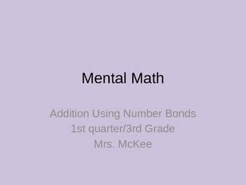 Mental Math 3rd Grade by Happy Hearts | TPT