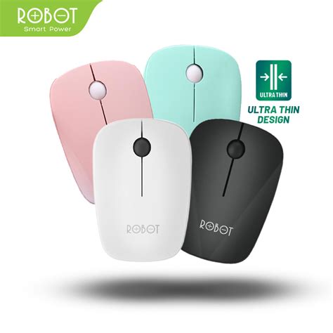 Jual Robot Mouse Wireless Mouse Tanpa Kabel Tipe M220 Koneksi Usb 2 4ghz Optical 1600dpi Nano