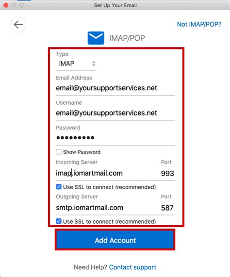 Imap Support Services