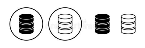 Database Icon Server Icon Storage Stock Vector Illustration Of Business Technology 273726029