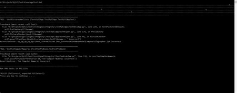 Failure In CoverageTest Bat Issue Nubis Communications SignalIntegrity GitHub