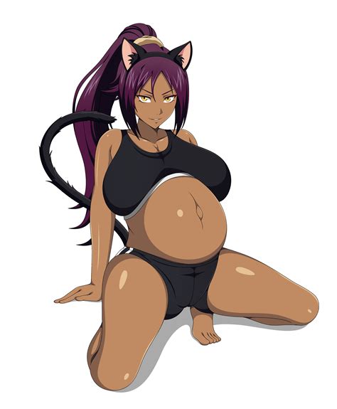 Rule 34 1girls Atri Belly Big Belly Bleach Bra Cat Ears Dark Skinned