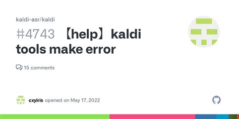 【help】kaldi tools make error · issue 4743 · kaldi asr kaldi · github