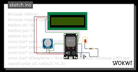 Dados Na Nuvem Wokwi Esp32 Stm32 Arduino Simulator