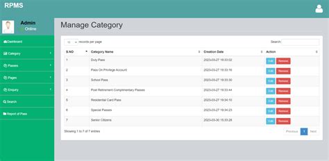 Rail Pass Management System Rail Pass Management Project In PHP