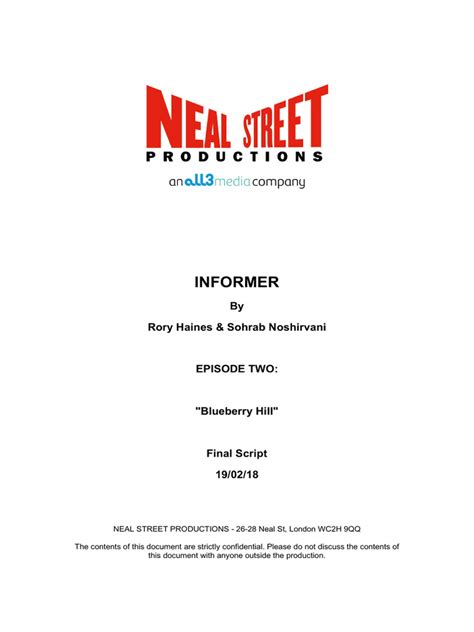 informer s1 ep2 final script rory haines sohrab noshirvani pdf