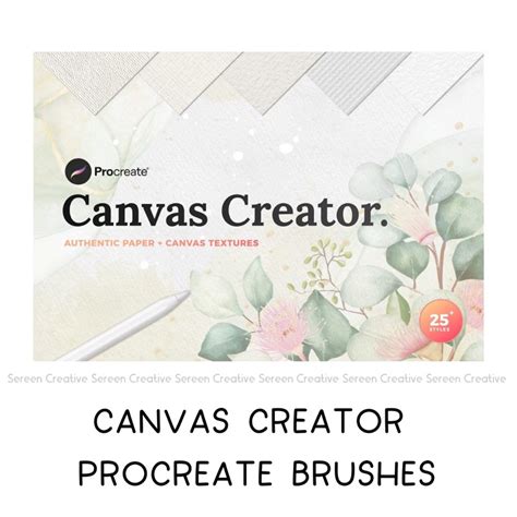 P Canvas Creator Procreate Paper Linen Paper Matte Canvases Parchment Oil Papers