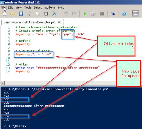 PowerShell Array Hashes Variable