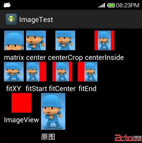 android imageview的scaletype、adjustviewbounds、croptopadding属性 imageview的