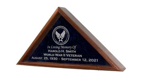 Engraved Flag Display Case Maker Marketplace