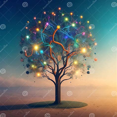 A Graphical Representation Of A Connected Iot Network With Various Nodes Devices And