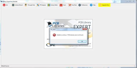 Pcb Libraries Server Not Found Pcb Libraries Forum
