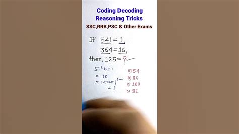 Coding Decoding Coding Decoding Reasoning Tricks Reasoning For Ssc
