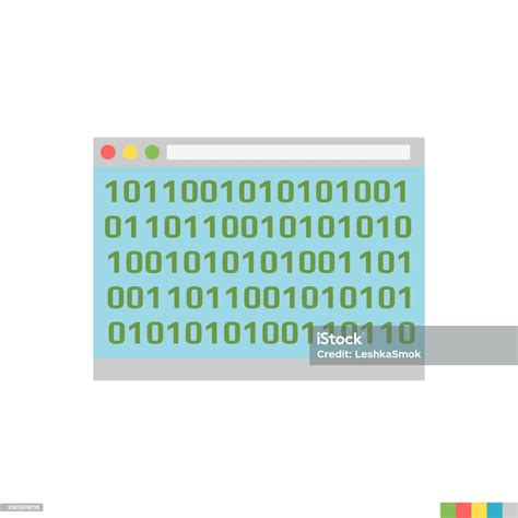 이진 코드 평면 아이콘 창 Java 프로그래밍 언어에 대한 스톡 벡터 아트 및 기타 이미지 Java 프로그래밍 언어